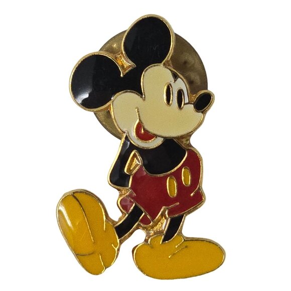 Disney | Jewelry | Vintage Disney Mickey Mouse Small Lapel Pin Monogram ...